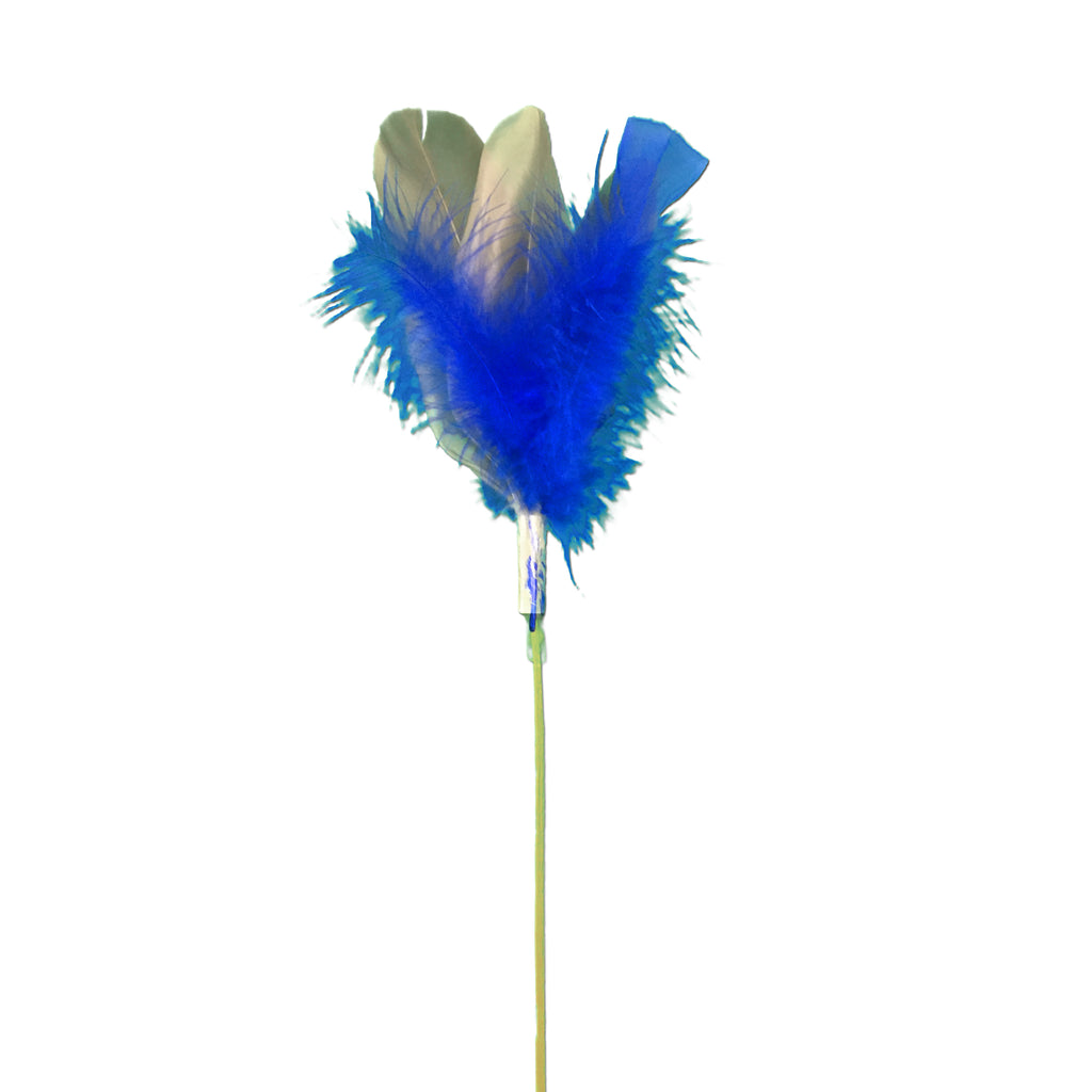 Blue Goose Feather Toy – Cat Tamboo Pet Toys