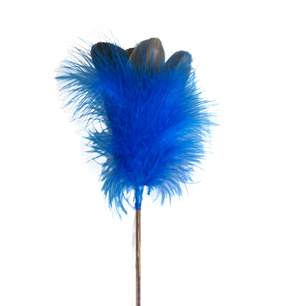 Blue Goose Feather Toy – Cat Tamboo Pet Toys